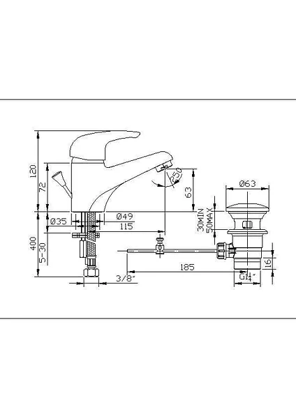 Sarr Design Kura SD1010-D-CP كروم