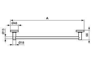 IDEAL STANDARD A9118AA Chrome كروم
