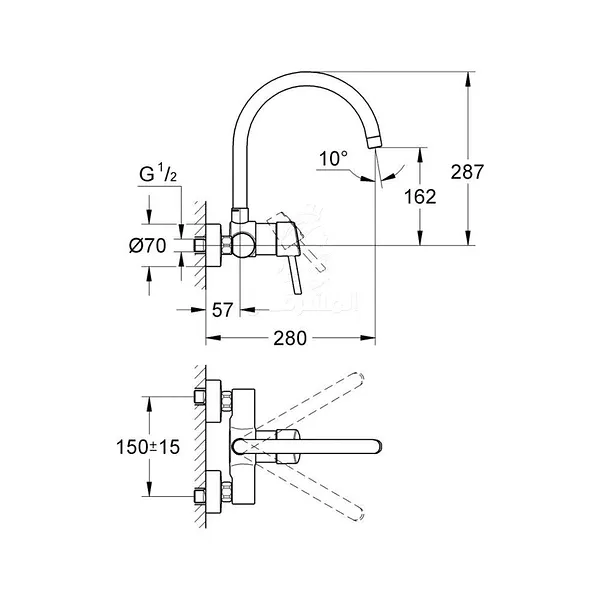 Grohe Concetto 32667001 كروم